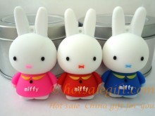 Miffy rabbit soft pvc cartoon u disk USB flash memory - Hot Sale Gift